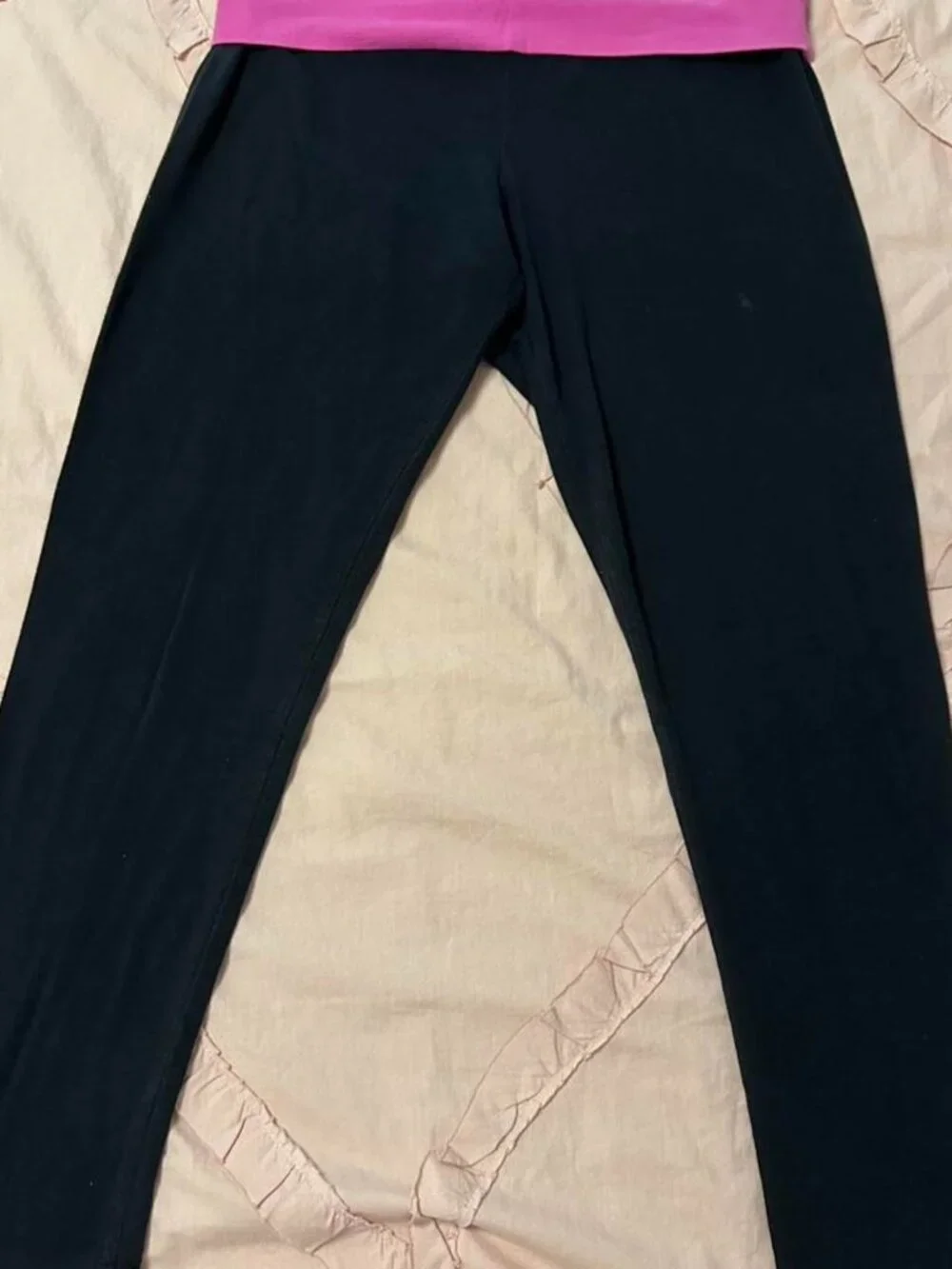Joe Boxer | Pants & Jumpsuits | Y2k Joe Boxer Black And Pink Fold Over ...
